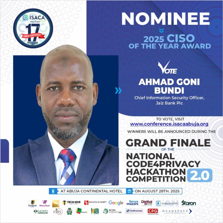 ISACA Abuja – ISACA Abuja's Hybrid 17th Annual Conference 2025